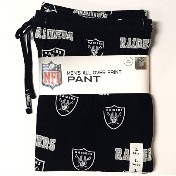NFL | Pants | Raiders Mens Pajama Pants | Poshmark
